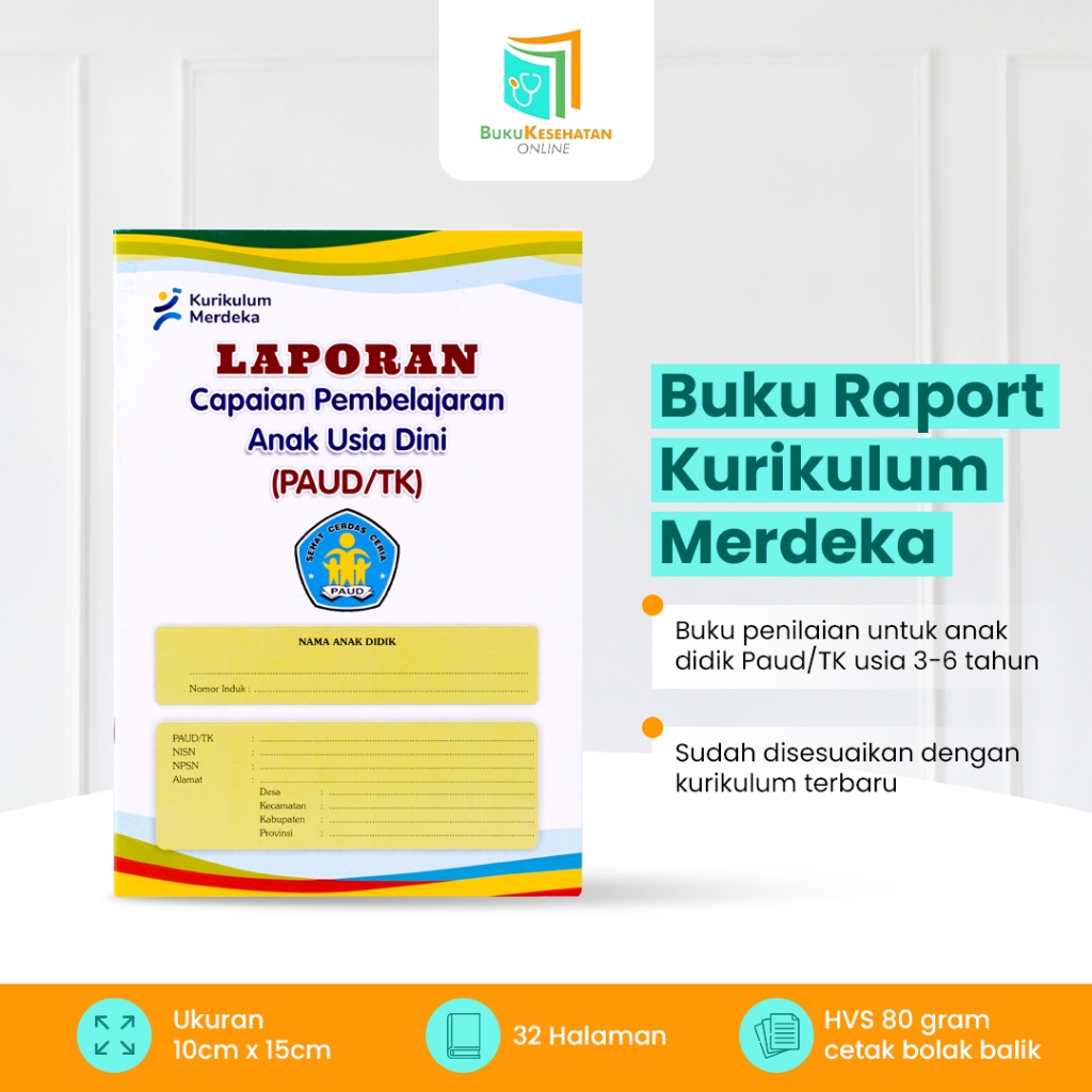 Jual RAPORT TK / PAUD KURIKULUM MERDEKA - Laporan Capaian Pembelajaran ...