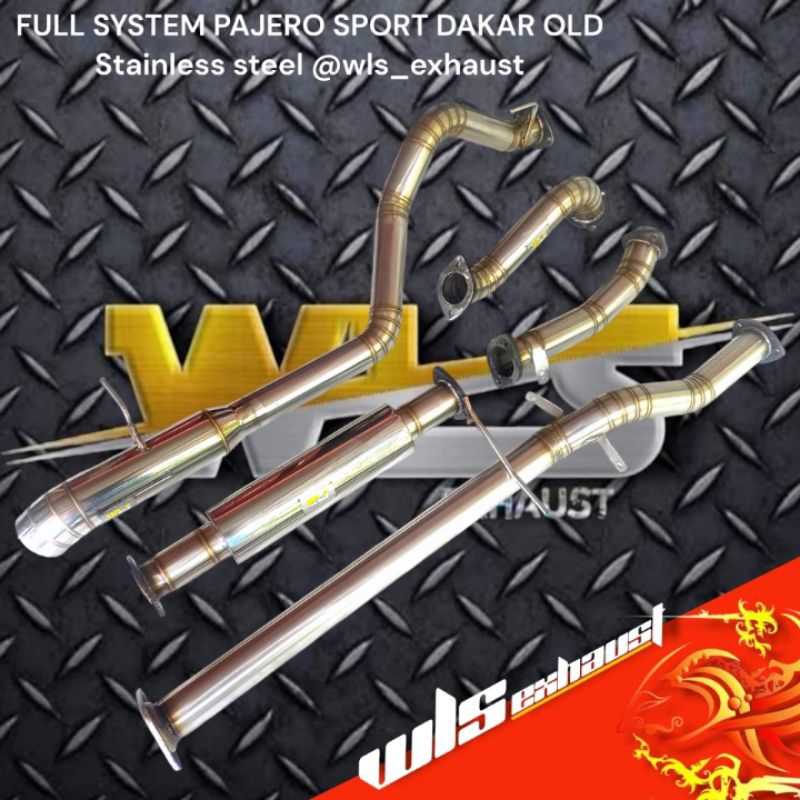 Jual KNALPOT MOBIL FULL SYSTEM PAJERO SPORT DAKAR OLD GLS WLS EXHAUST ...
