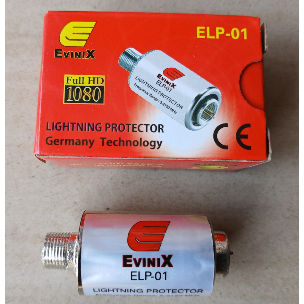 Jual LIGHTNING PROTECTOR FOR ANTENNA EVINIX ELP-01 ( anti petir ...