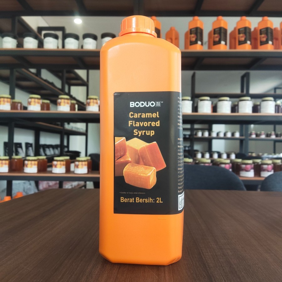 Jual Boduo Caramel Flavored Syrup - 2 Liter - Caramel Concentrated ...