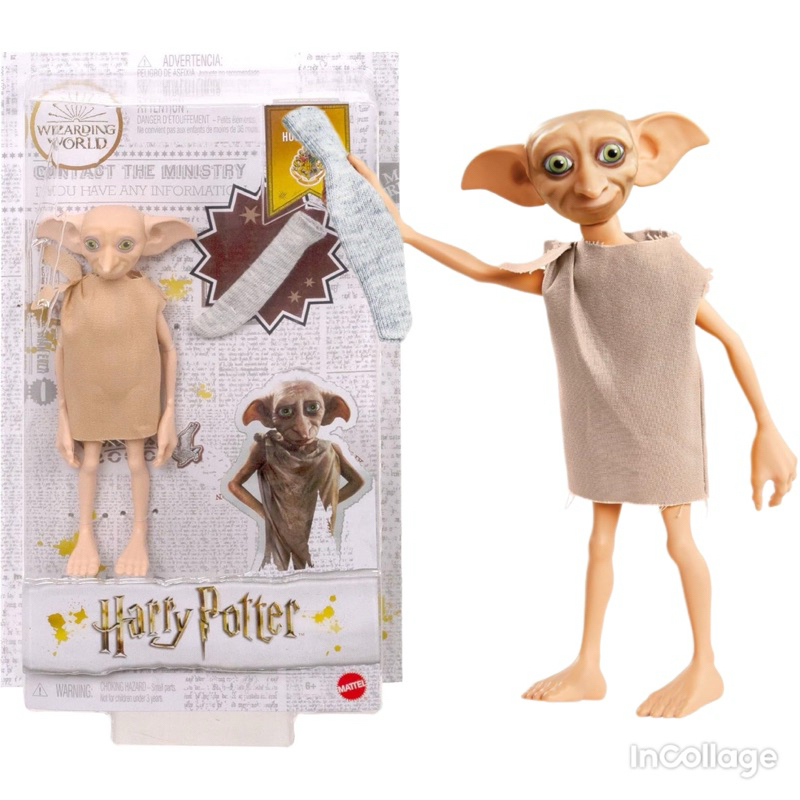 Jual Harry Potter Dobby House Elf Wizarding World Mattel Boneka Dobbi ...