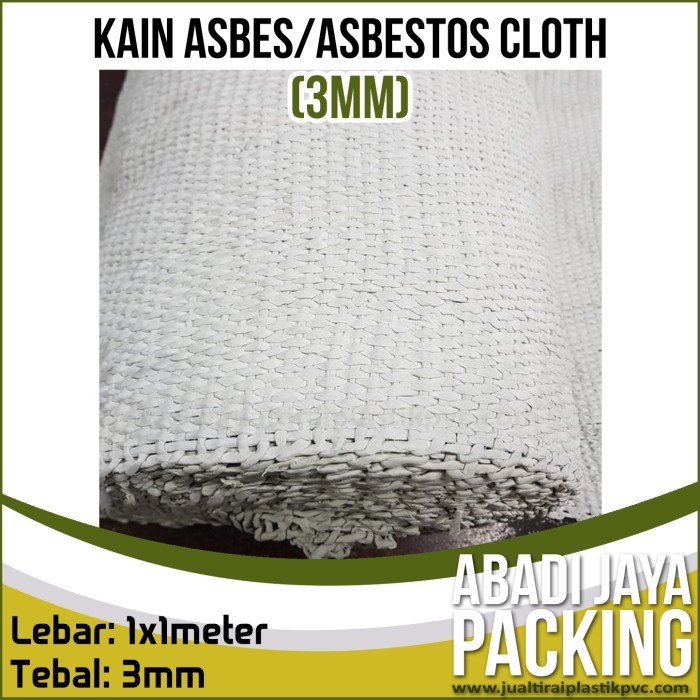 Jual kain asbes 3mm tahan panas (asbestos cloth 100cm x 100cm) | Shopee ...