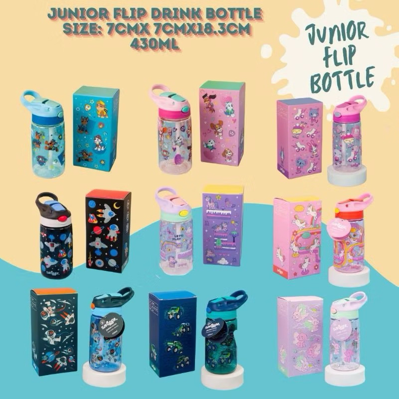 Jual SMIGGLE NEW BLAST OFF junior Botol Air Minum Anak Sedotan silicone ...