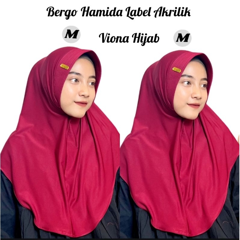Jual BERGO HAMIDAH SIZE (M) (LABEL BESI) BY VIONA HIJAB PREMIUM | Shopee Indonesia