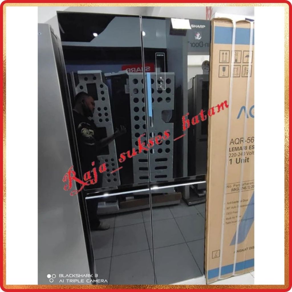 Jual Kulkas 4 Pintu Multi Door SJIF51PGBK Inverter - Hitam SHARP SJ ...