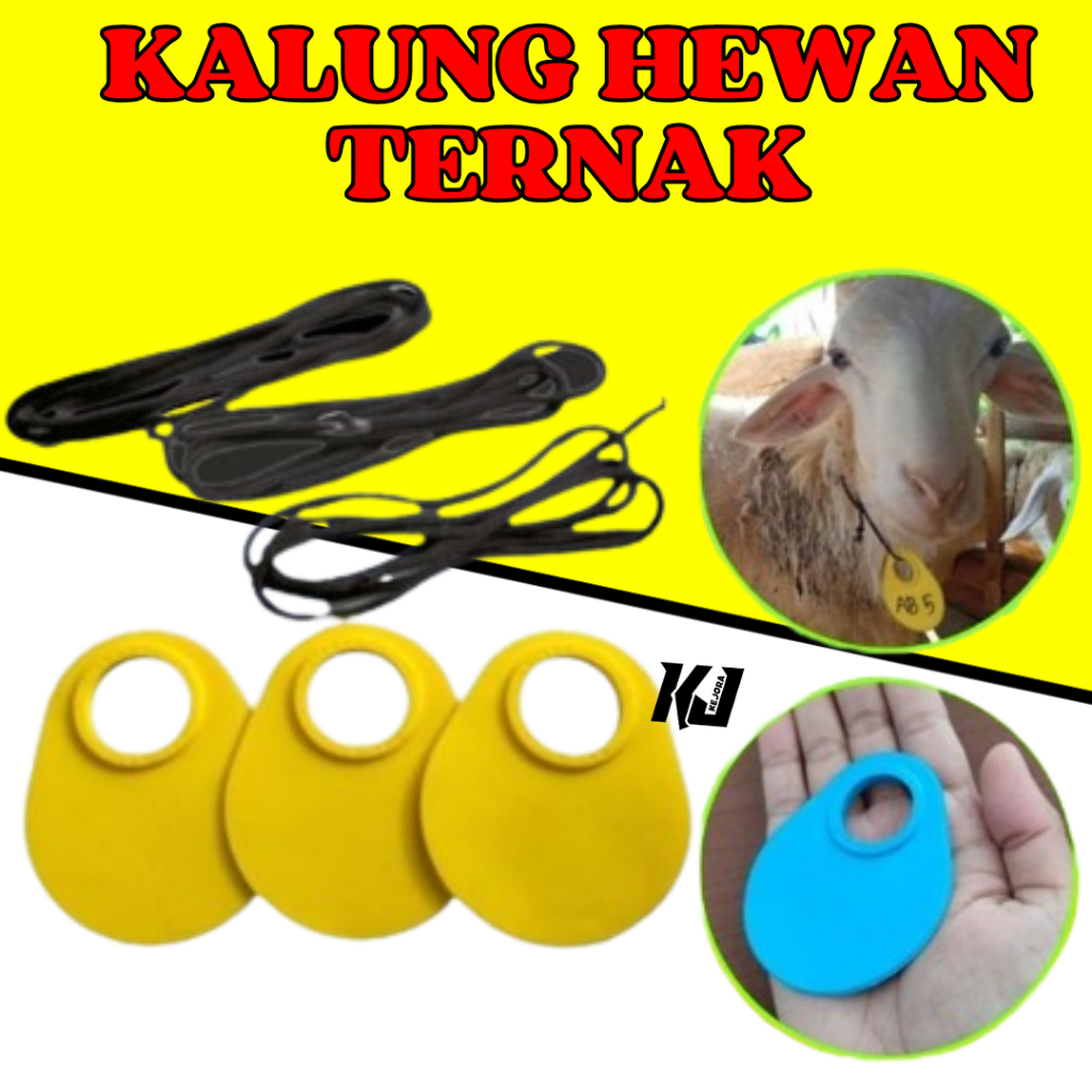 Jual Kalung Ternak Neck Tag Necktag Kambing Domba Sapi Kuda Kerbau Babi ...