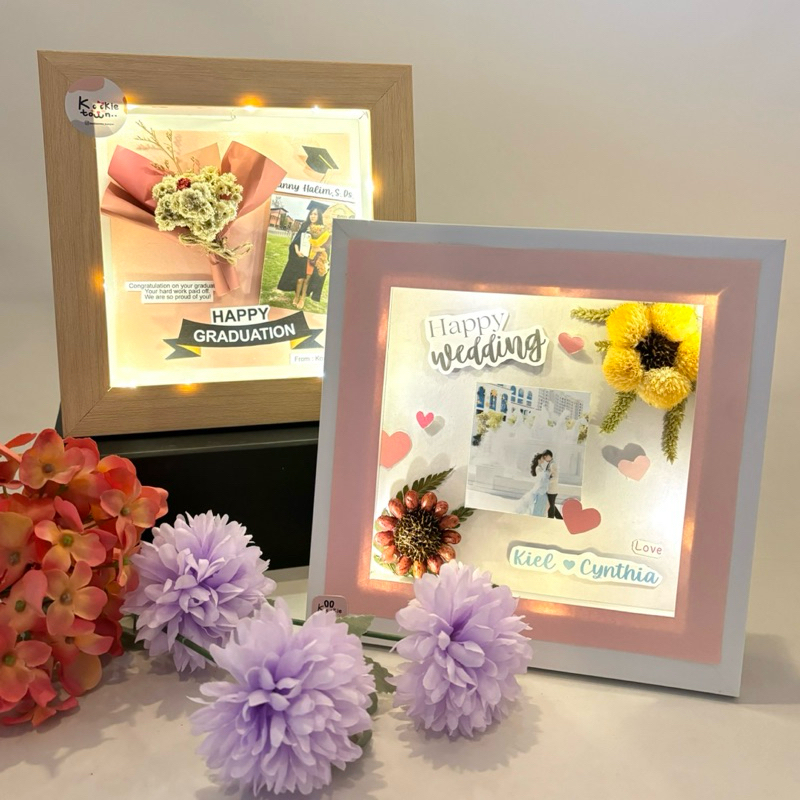 Jual Scrapbook Pop Up 3D / Custom Frame Photo / Kado Wisuda / Kado ulang tahun pacar ...