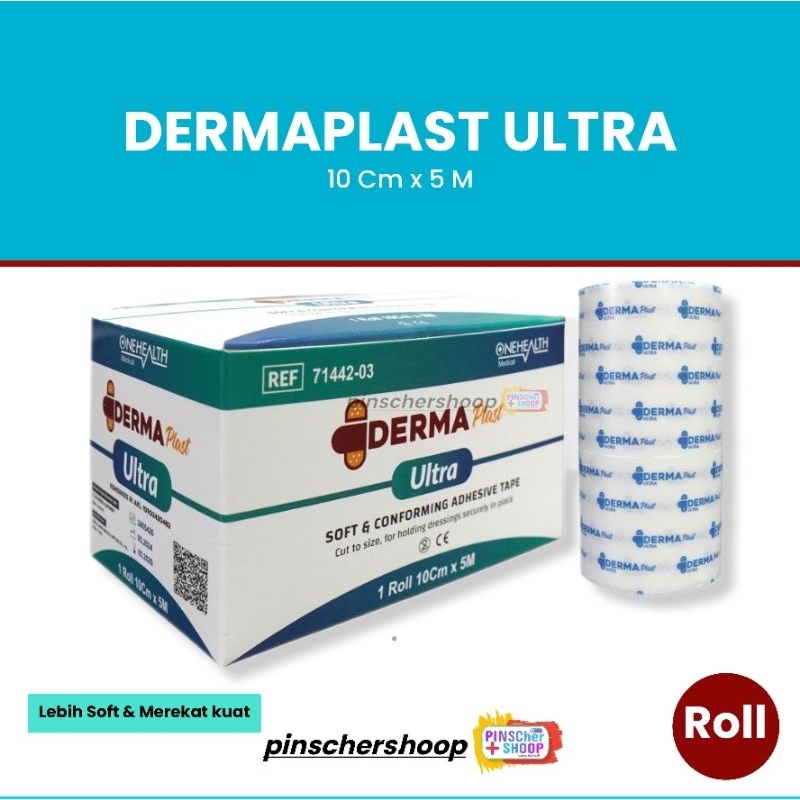 Jual Dermaplast ULTRA Soft 10 x 5 M Plester Non Woven / Roll | Shopee ...