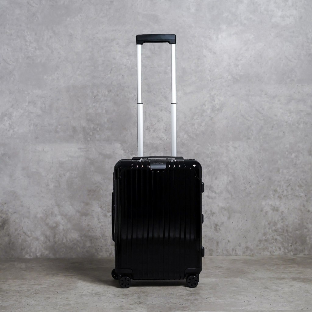 Jual Koper RIMOWA ESSENTIAL POLYCARBONATE BLACK GLOSS CABIN SUITCASE ...