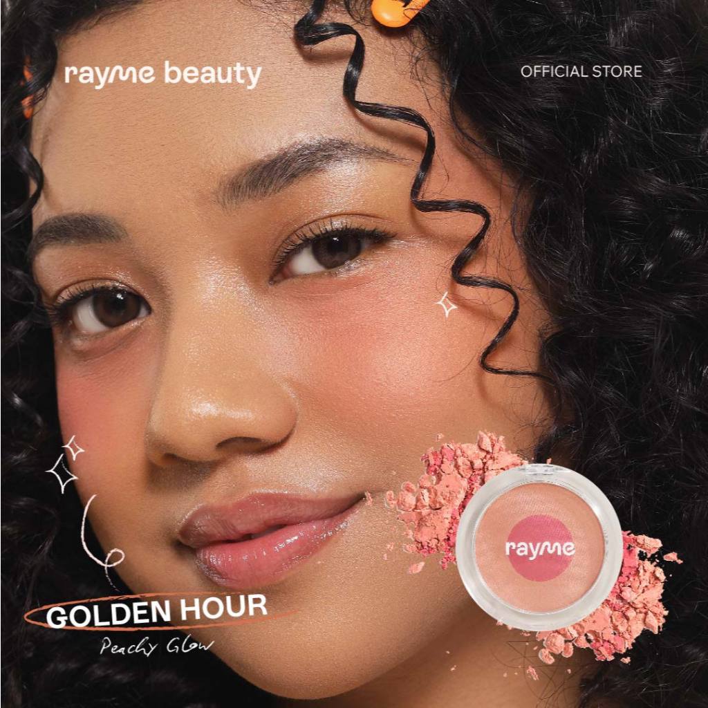 Jual Rayme Cheek Pop Blush - Two Tone Powder Blush | Shopee Indonesia