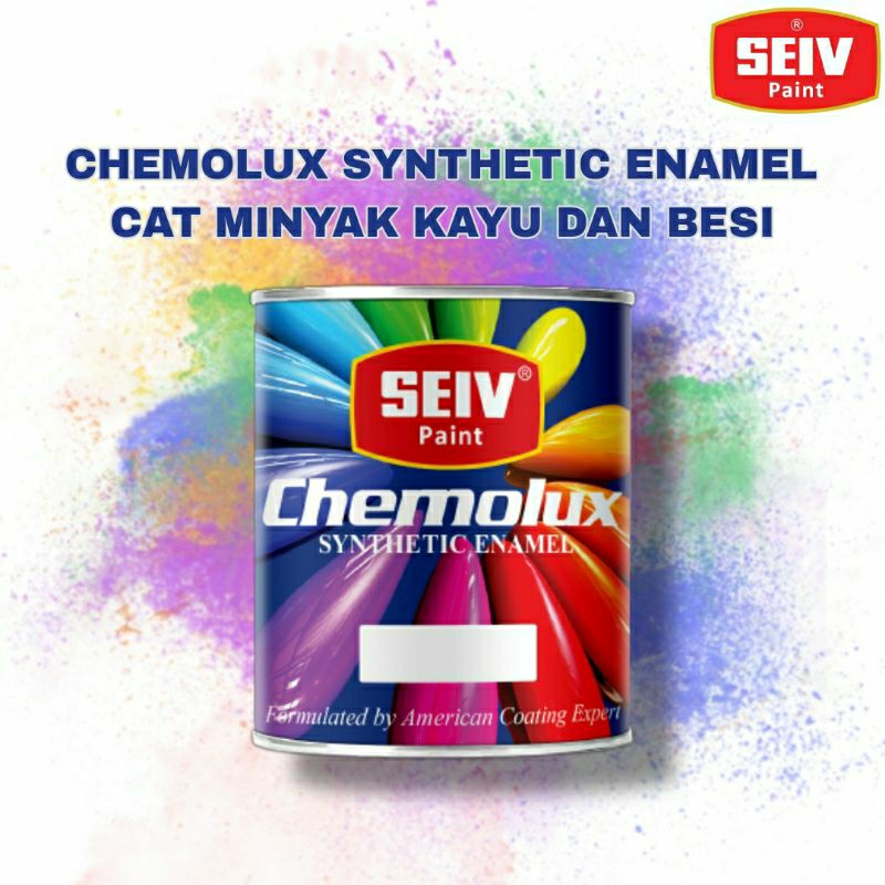 Jual CAT SEIV CHEMOLUX SYNTHETIC ENAMEL 1LTR / CAT MINYAK KAYU DAN BESI ...
