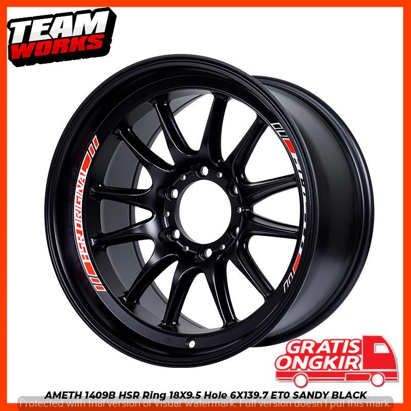 Jual VELG MOBIL RALLY LOOK RING 18 PAJERO HILUX DOUBLE FORTUNER MUX R18 PELEK HSR AMETH SANDY ...