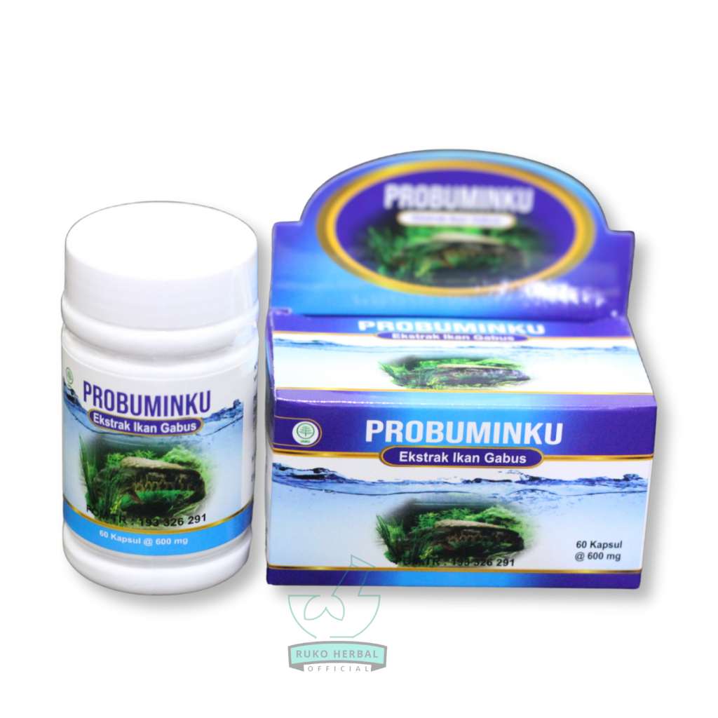 Jual PROBUMINKU Ekstrak Ikan Gabus Original isi 60Kapsul | Shopee Indonesia