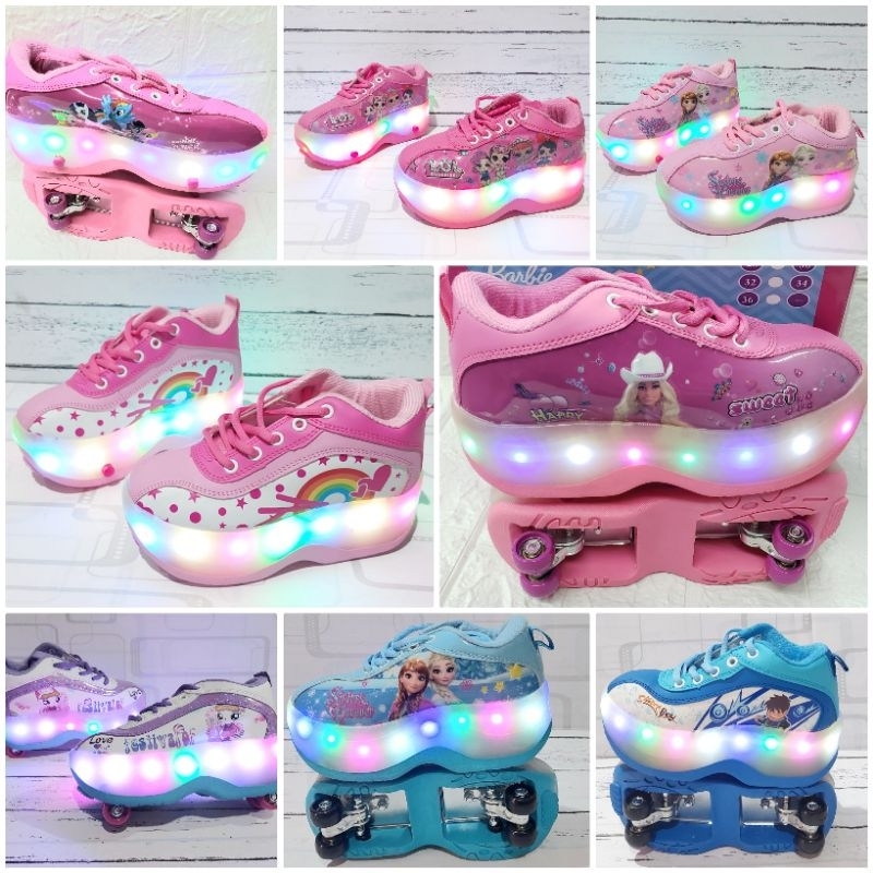 Jual Sepatu Roda Anak Karakter/Sepatu roda anak perempuan/Sepatu roda ...
