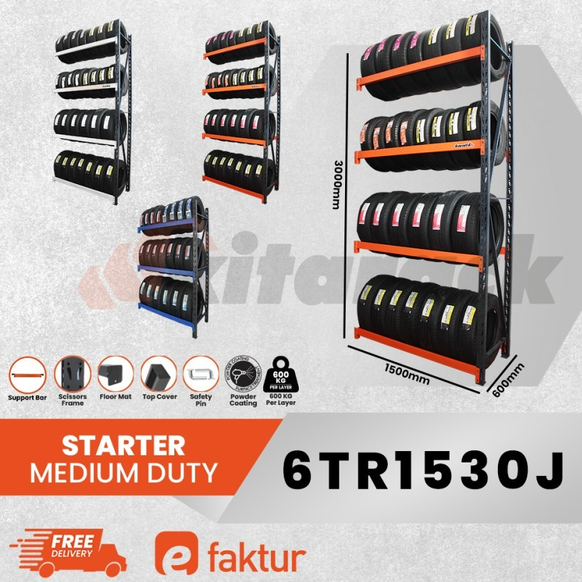 Jual 6TR1530J KITARACK Tire Rack 6TR1530J Jointer Rak Ban Motor Mobil ...
