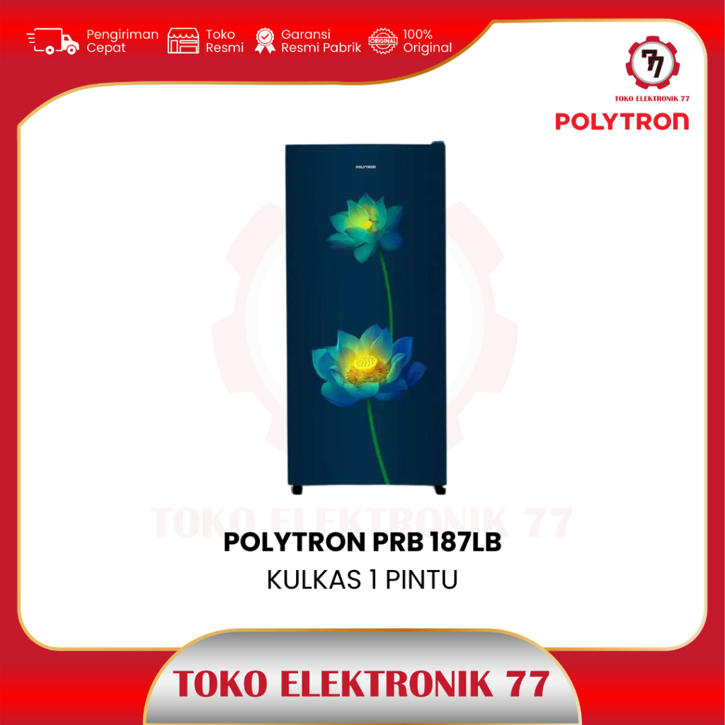 Jual KULKAS POLYTRON PRB 187 LB Biru 180 Liter 1 Pintu Khusus Solo Raya ...