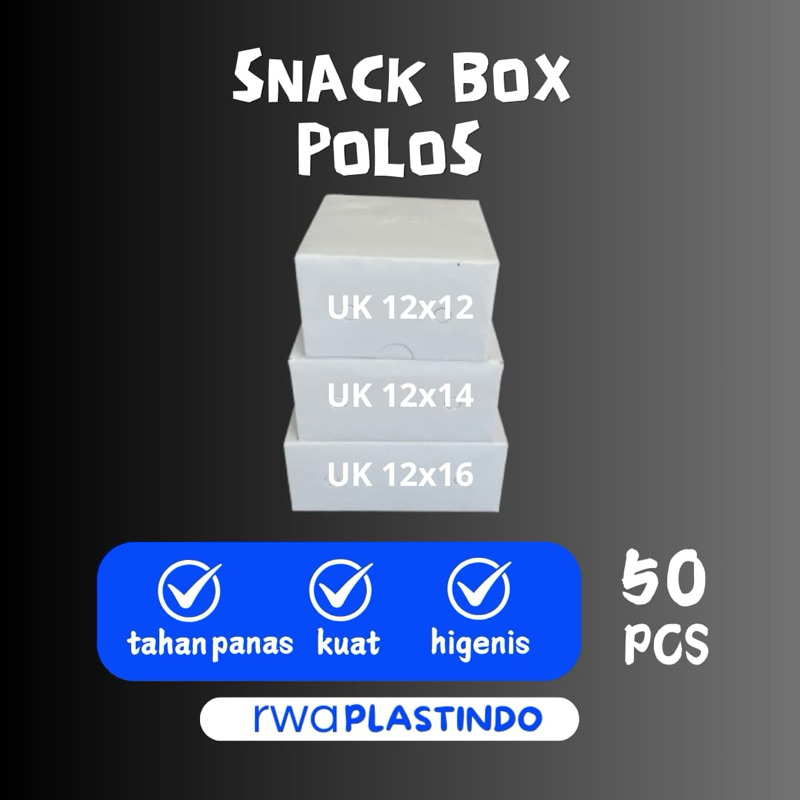 Jual Dus Snack / Dus kue putih/ivory polos (isi 50) Berbagai Macam ...