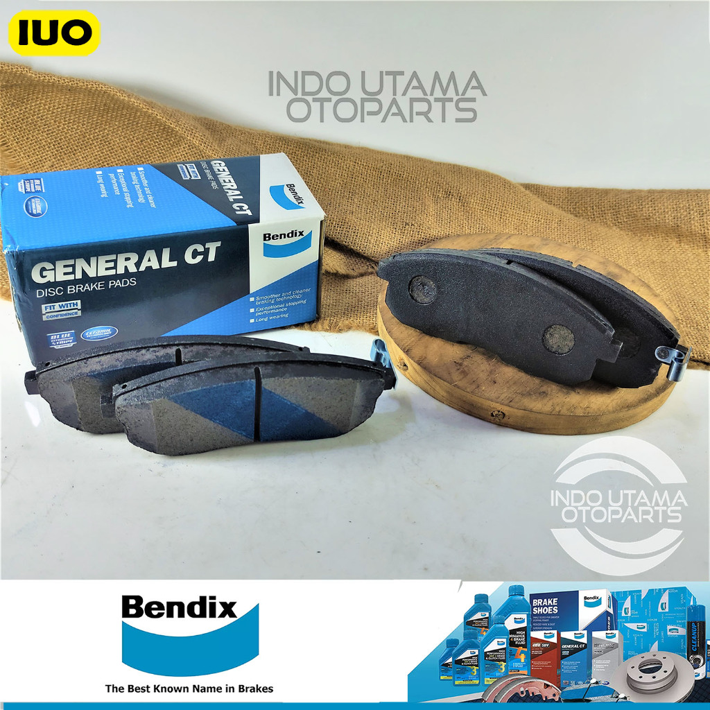 Jual Kampas Rem Depan Sx4 Neo Baleno BENDIX Brake Disc Pad DB 1232 GCT ...
