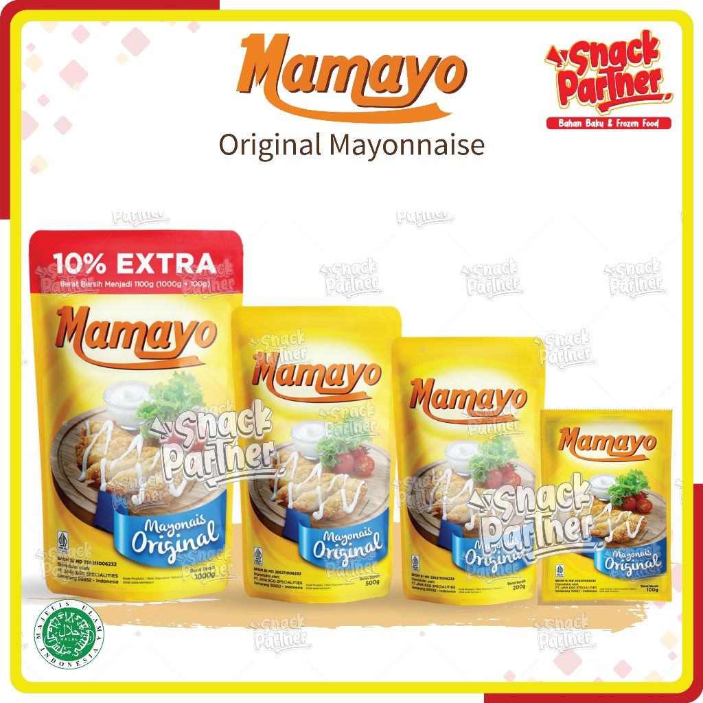Jual MAMAYO Mayonnaise 100 200 500 GR / 1 KG - Saos Saus Mayonnaise ...