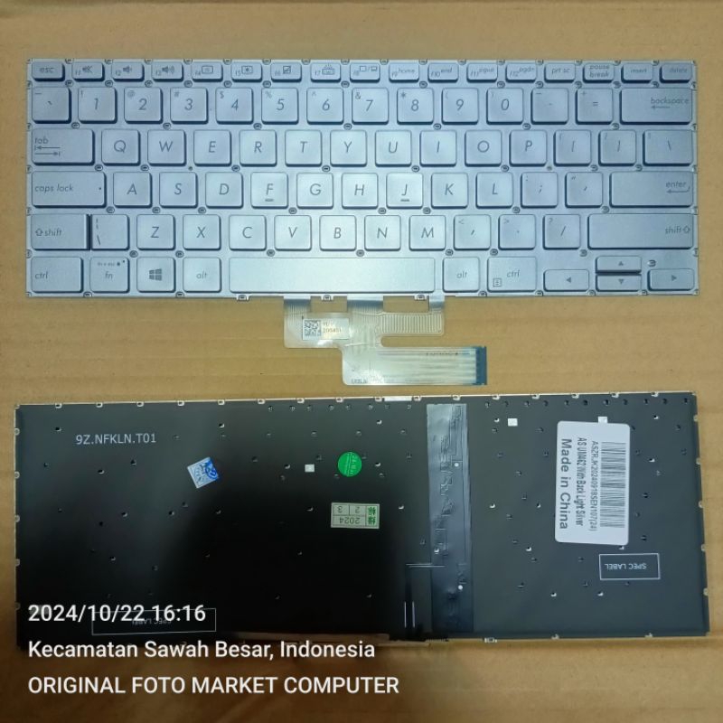 Jual KEYBOARD LAPTOP ASUS ZENBOOK FLIP 14 UX462 UM462 UX462D UX462DA ...
