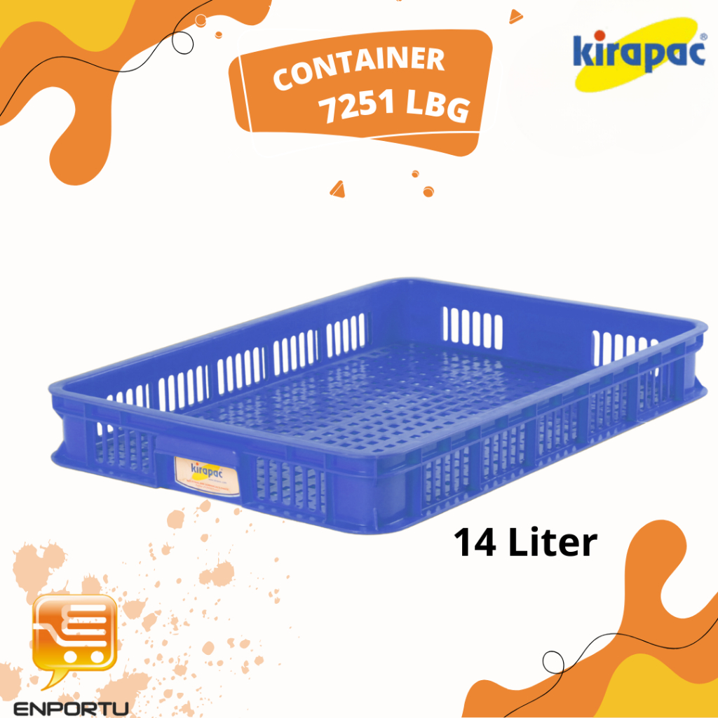 Jual Kirapac Container Industri Kontener 14 Liter Serbaguna Box 1 PCS ...