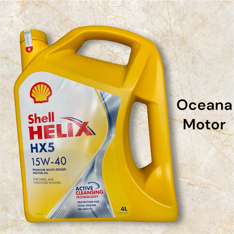 Jual OLI SHELL HELIX HX5 4LITER SAE 15W40 | Shopee Indonesia