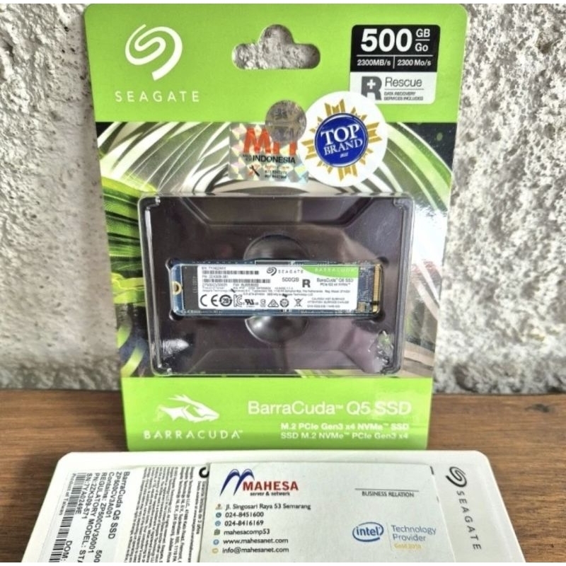 Jual Seagate BarraCuda Q5 SSD 500GB NVMe M.2 2280 | ZP500CV3A001 ...