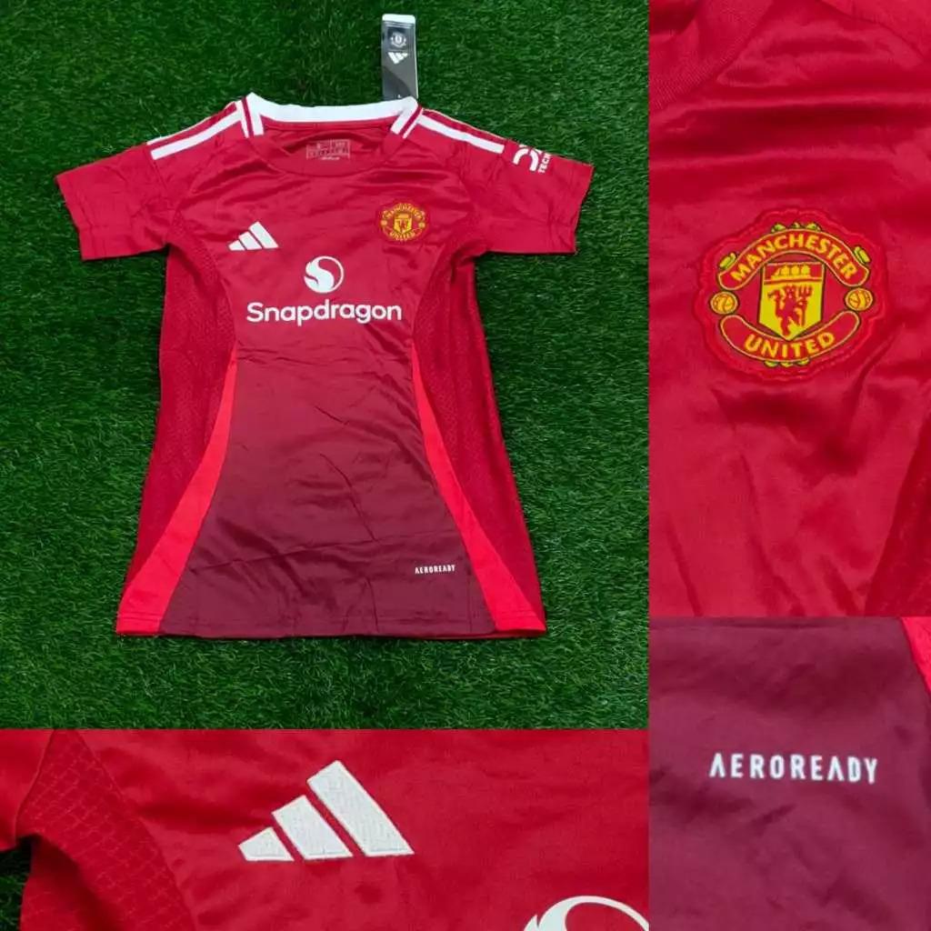 Jual Jersey Ladies MU Home 2024 2025 Grade Ori Import Baju Olahraga ...