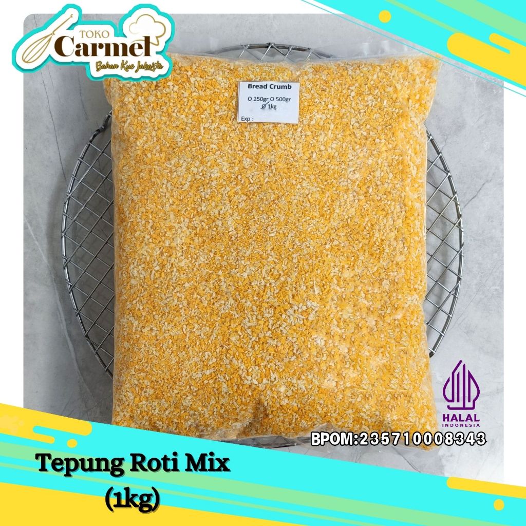Jual Tepung Roti Kasar Mix 1kg Bread Crumb Mix | Shopee Indonesia