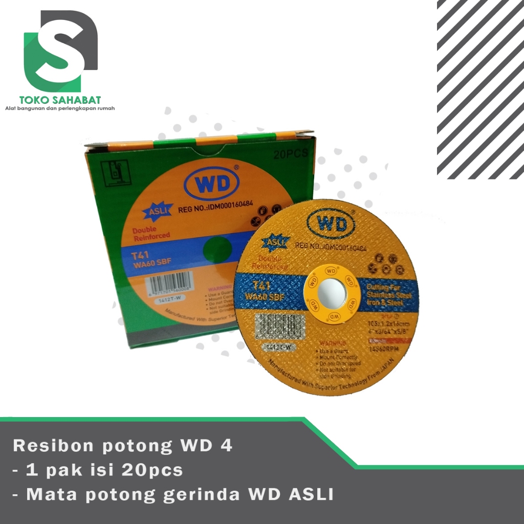 Jual Mata potong gerinda WD / resibon potong WD 4 | Shopee Indonesia