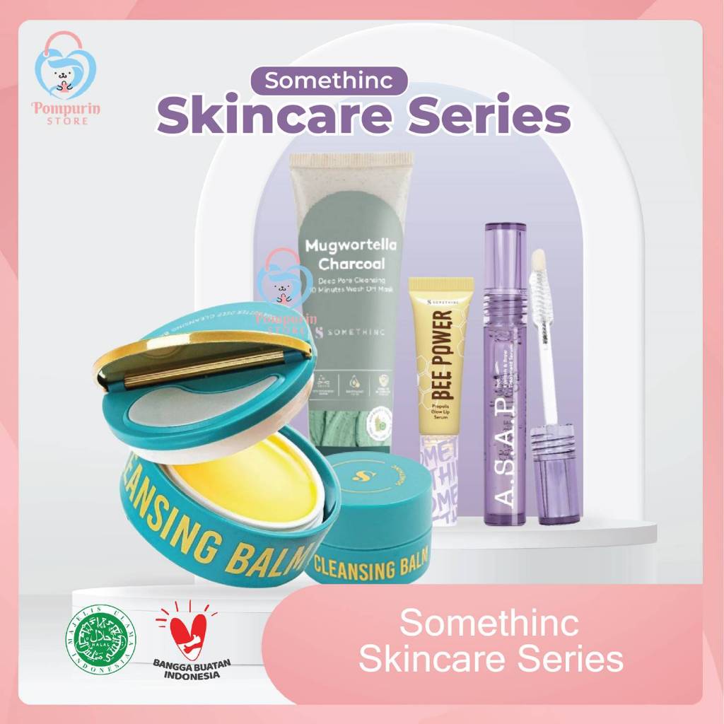 Jual Somethinc Skincare Series - Cleansing Balm Clay Mask Eyelash Brow ...