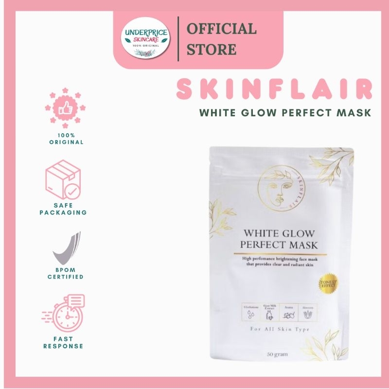 Jual SKINFLAIR - White glow perfect mask | Shopee Indonesia