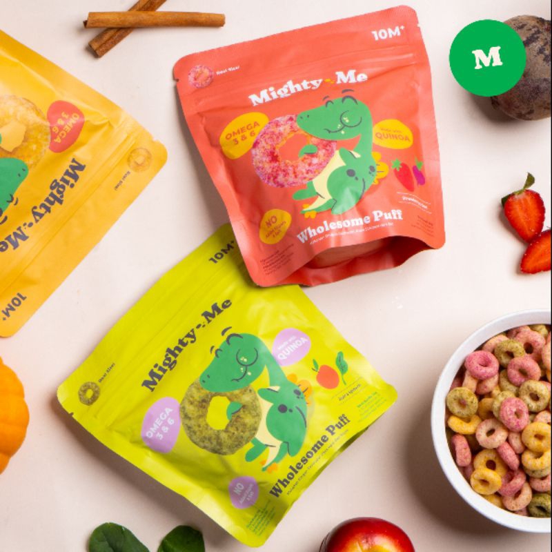 Jual MIGHTY ME Wholesome Puff 30gr - Cemilan Anak Sehat | Shopee Indonesia