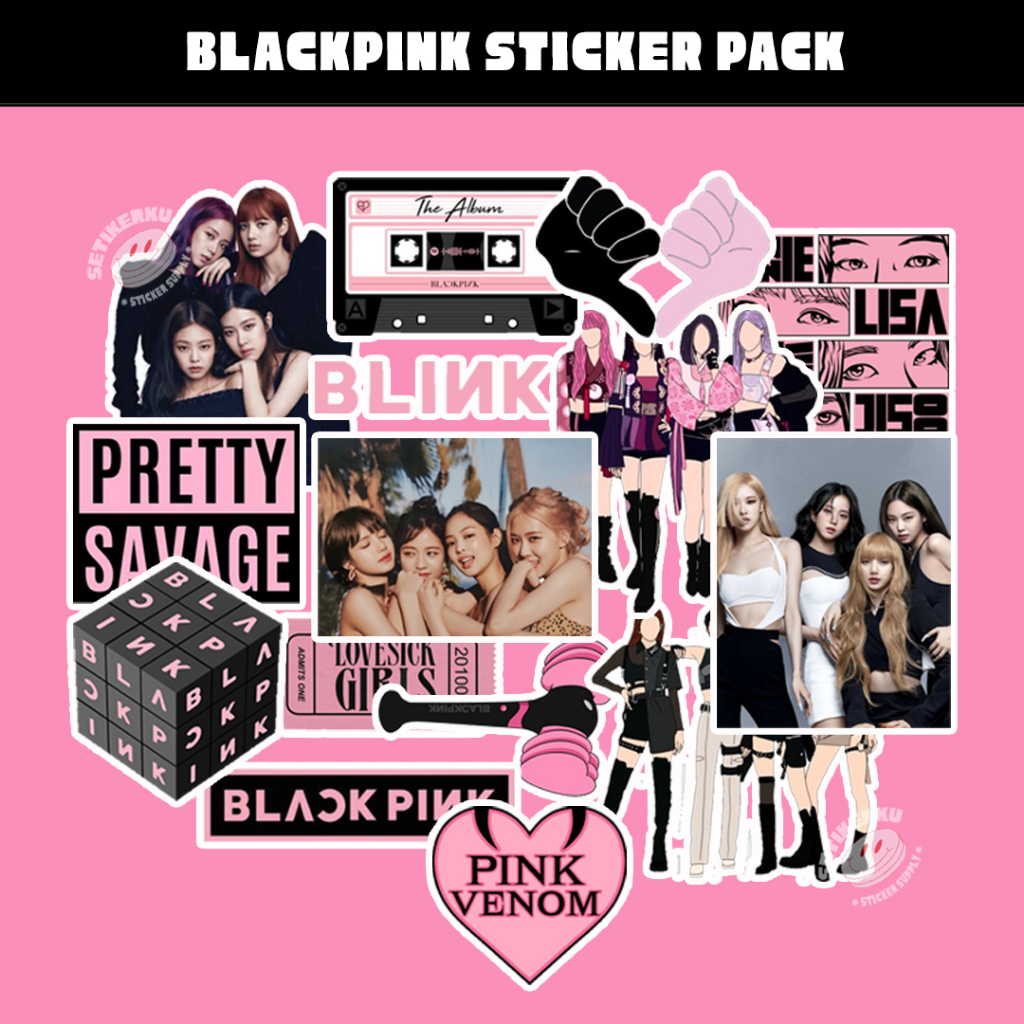 Jual Blackpink Sticker Pack A6 (15pcs) | Shopee Indonesia