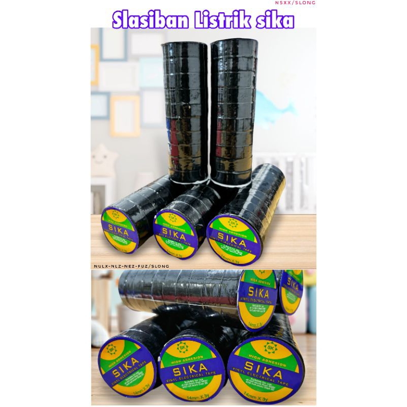 Jual Sika Slasiban Listrik Hitam/Isolasi Listrik/Isolasi Kabel Listrik ...