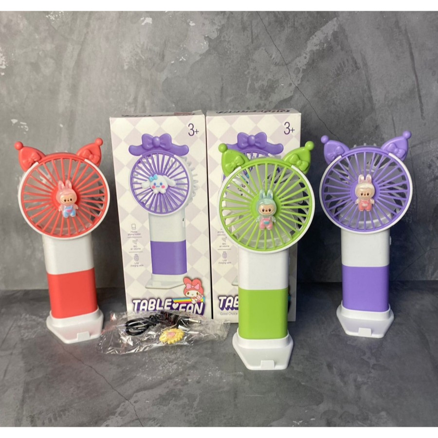 Jual Kipas Angin Genggam Mini Portable Mini Kipas Fan Rechargeable USB ...