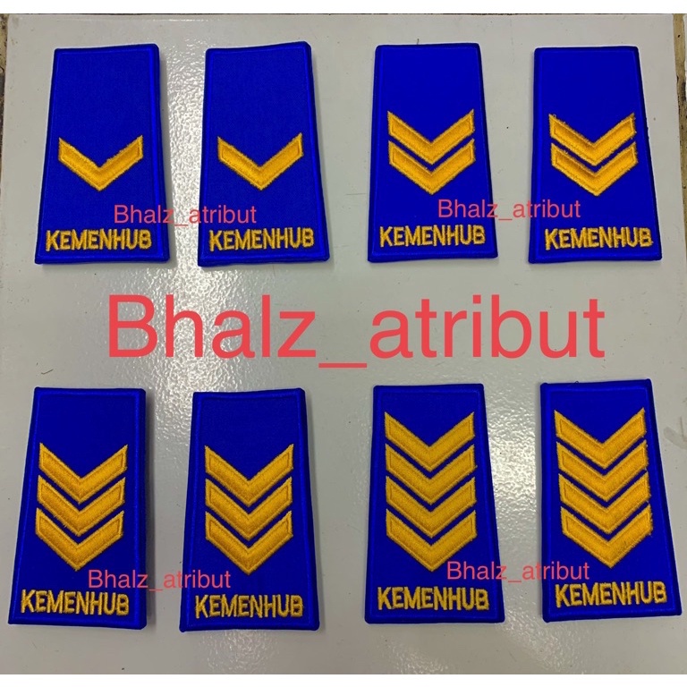 Jual Pangkat kemenhub bordir golongan 2a 2b 2c 2d e S8Y5 | Shopee Indonesia