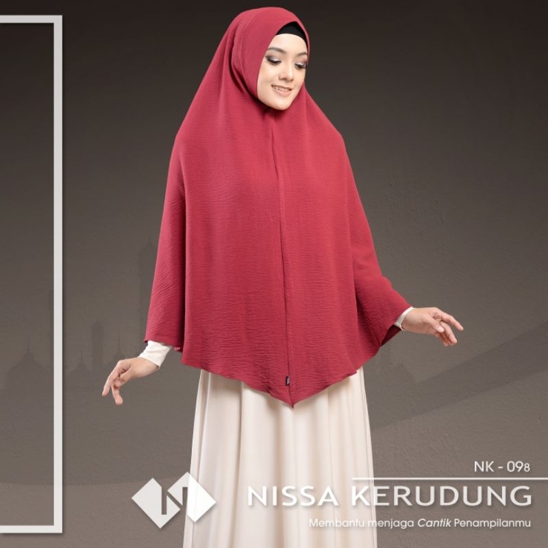 Jual Bergo XL Crinkle Airflow Premium Soft-Pad Khimar Syari Hijab ...