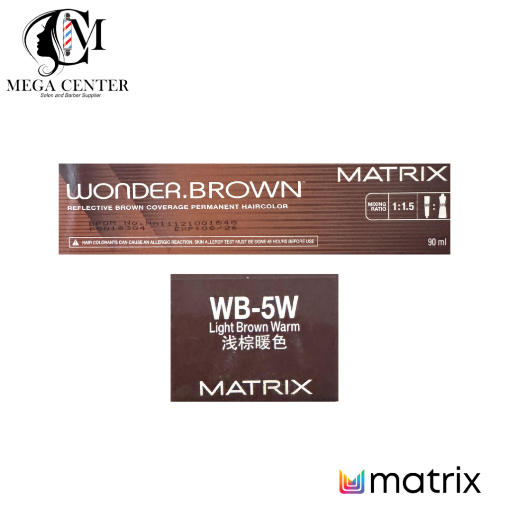 Jual MATRIX Wonder Brown 5W ( Light Brown Warm ) | Shopee Indonesia