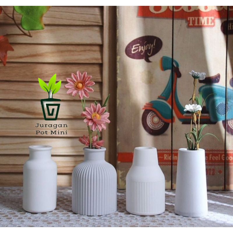 Jual vas bunga/ vas aesthetic/souvenir murah/vas nordic/vas ...