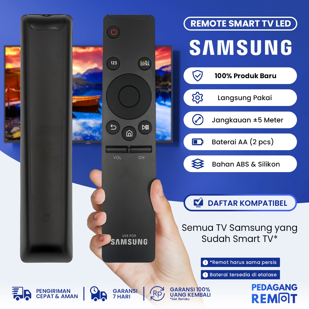 Jual Remot Pengganti untuk LED LCD Smart TV Samsung BN59-01259B | Shopee Indonesia