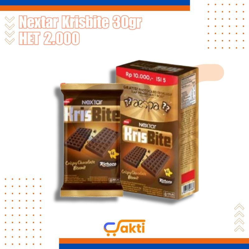 Jual Nextar Krisbite 30gr 1 Box Isi 5pcs | Shopee Indonesia