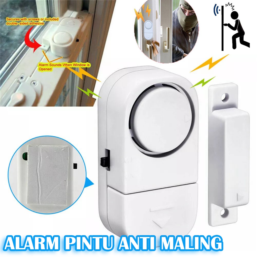 Jual Alarm Pintu Anti Maling Pencuri Jendela Kaca Rumah Sensor Toko ...