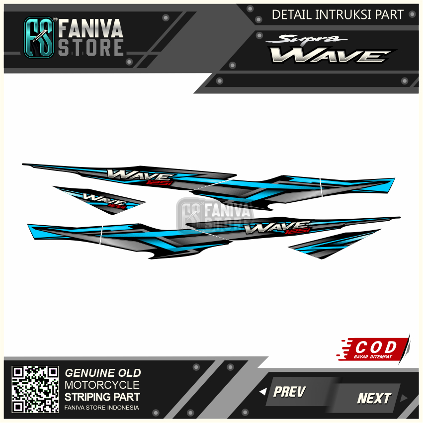 Jual Striping supra x 2002 wave model vietnam / striping supra wave ...