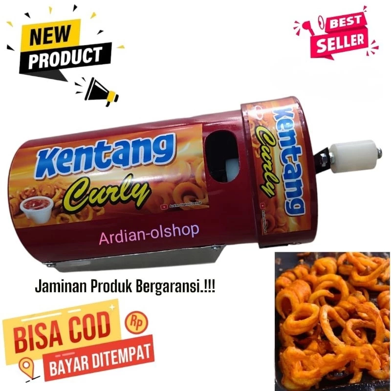 Jual Alat viral potato curly dan mesin kentang spiral kentang ulir ...