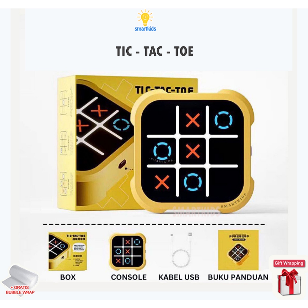 Jual Mainan Digital Game Console 3 in 1 Tic Tac Toe / Memori Game ...