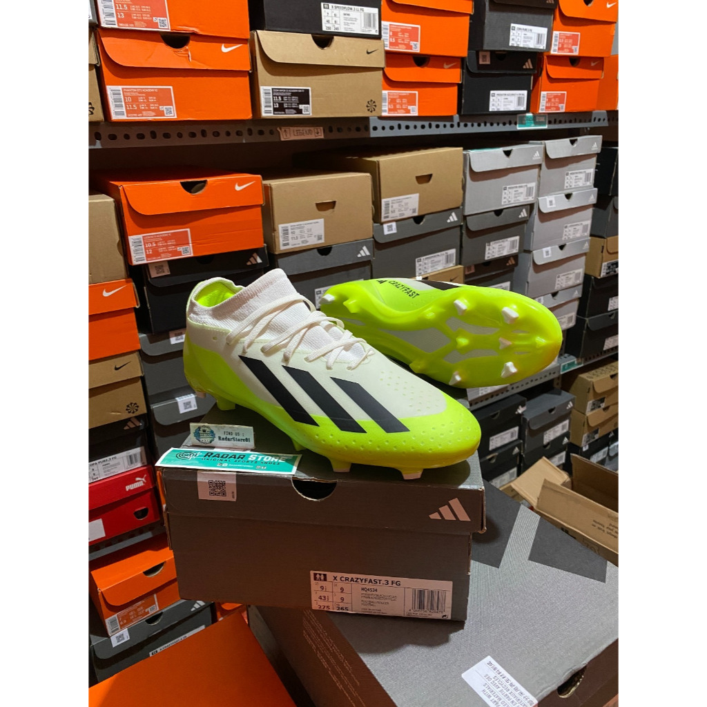 Jual Sepatu Bola Adidas X Crazyfast.3 FG White Lemon HQ4534 Original ...