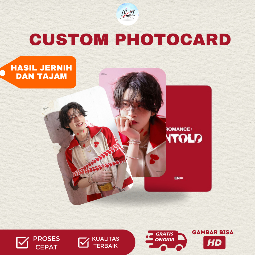 Jual PHOTOCARD CUSTOM FREEBIES / Koleksi Penggemar / Photocard Kpop / PHOTOCARD CETAK 1SISI DAN ...