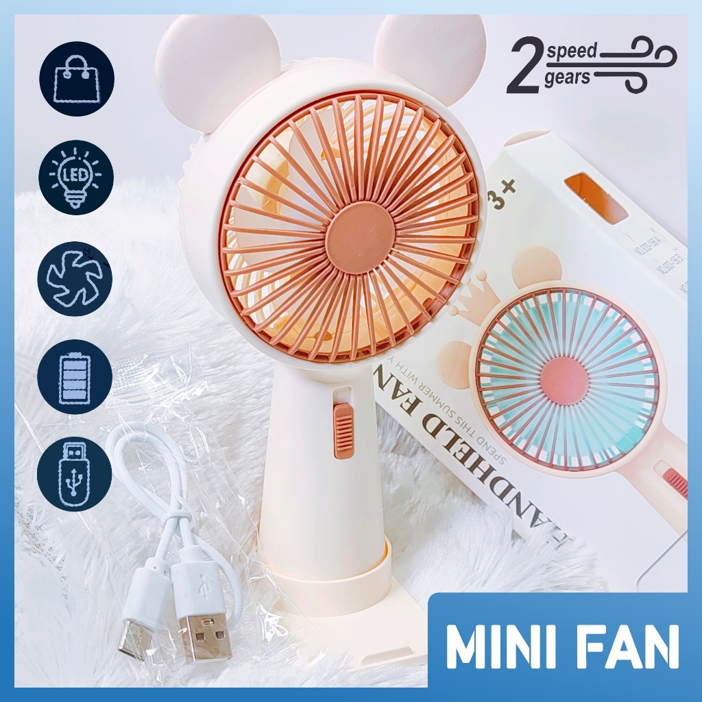 Jual Kipas angin portable mini tahan lama | PREMIUM MINI FAN | USB Type ...