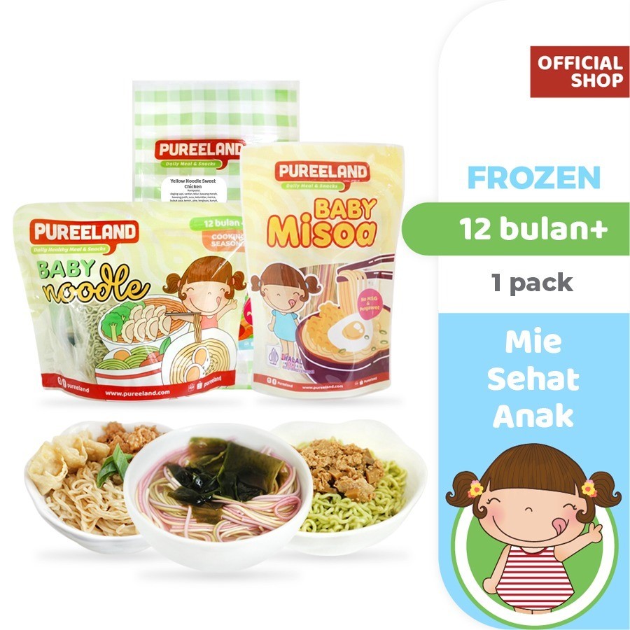 Jual Pureeland Mie Sehat Anak / Baby Noodle Soup / MPASI Bayi Organik ...